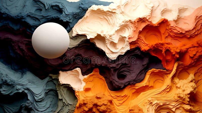 A Collage of Different Natural Earth Textures Mixed in Beautiful ...