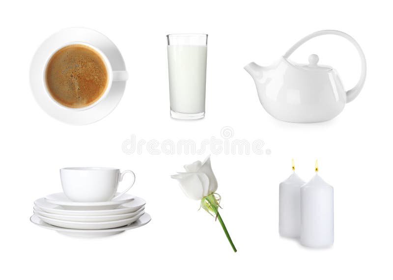 Collage of Different Objects on Background Stock Image - Image of ...
