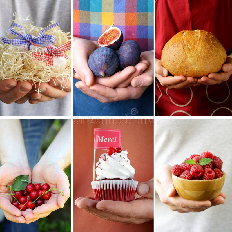 Pastries collage stock photo. Image of calories, biscuits - 19839762