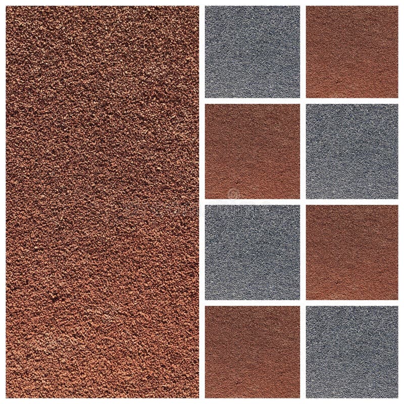 Collage Different Types of Texture New Cover for the Running Track in ...