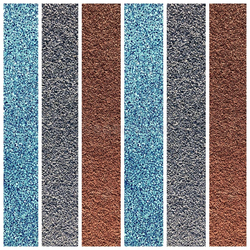 Collage Different Types of Texture New Path for the Running Track Stock ...