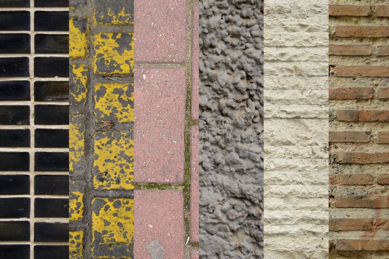 Construction Materials Collage