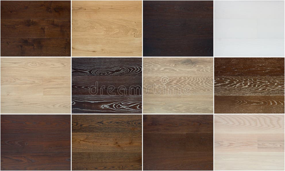 Collage of Different Wooden Floor Textures Stock Photo - Image of decor ...