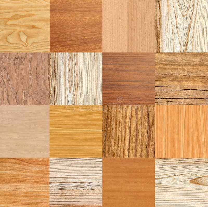 Collage of Different Wooden Texture Stock Image - Image of floor, maple ...