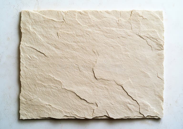 A Collage Element Featuring a Rectangular Strip of Torn Kraft Paper ...