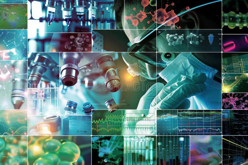 A Collage Featuring Various Individuals Engaged in Different Work ...