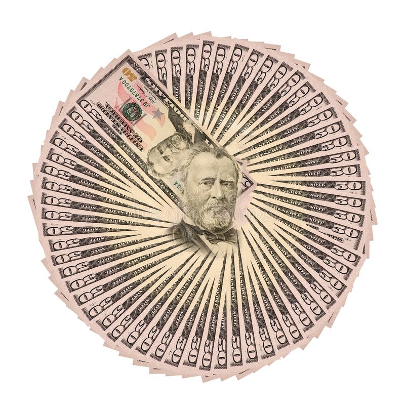 Collage Fifty Dollar Bills Close Up Background Stock Photos - Free ...