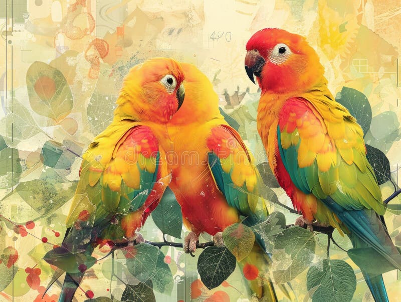 Parrot Collage Stock Illustrations – 750 Parrot Collage Stock ...
