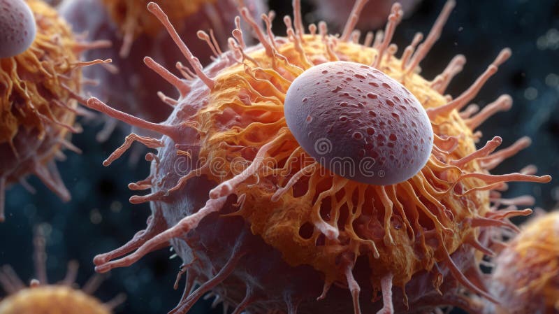 Collage of Flu COVID-19 Virus Cells in Blood Under the Microscope ...