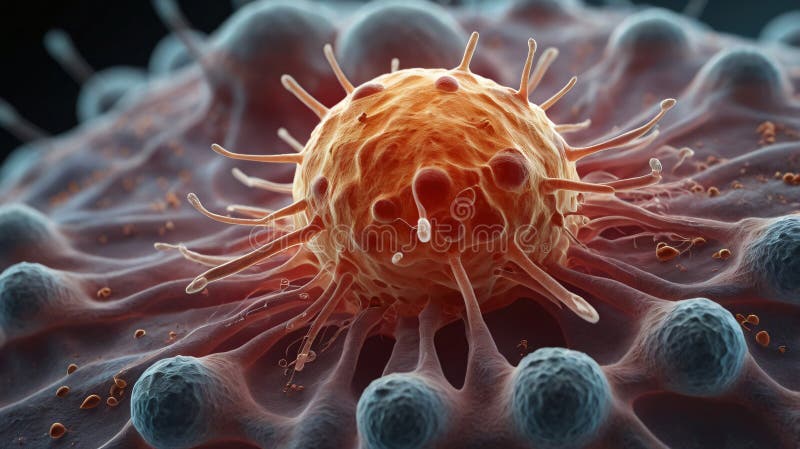 Collage of Flu COVID-19 Virus Cells in Blood Under the Microscope ...