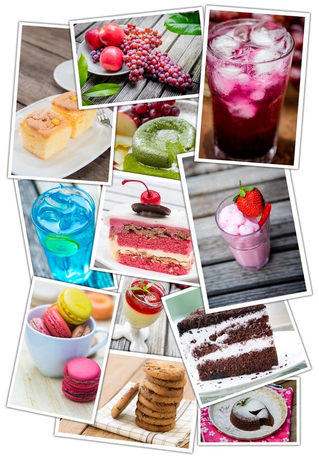 Collage of food stock image. Image of selection, collage - 62775475