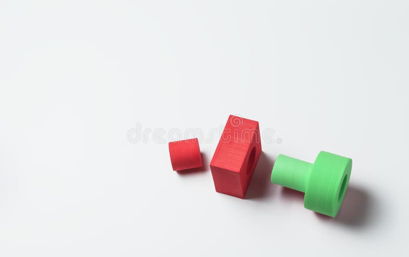 Collage of Geometric Shapes Made of Foam Rubber Stock Photo - Image of ...