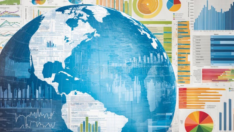 World Statistics Day: Global Data Insights Stock Photo - Image of ...
