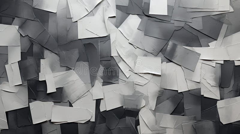 Collage Grey Background Abstract Stock Illustration - Illustration of ...