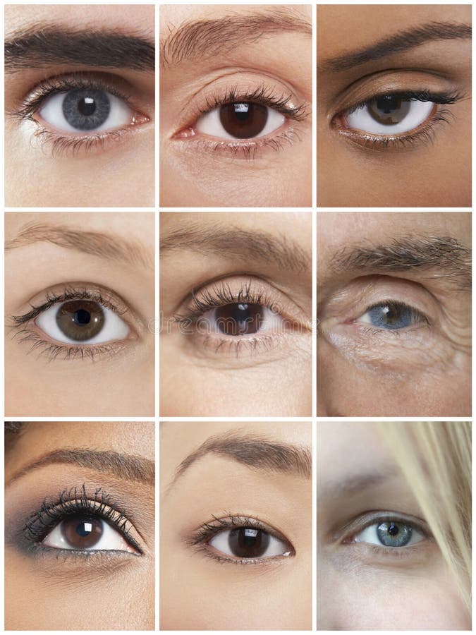 Collage of human eyes stock image. Image of blue, 2024 - 45826287