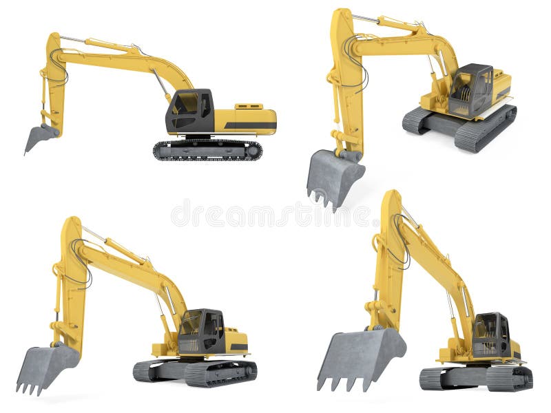 Collage Isolated Construction Vehicle Stock Illustrations – 49 Collage ...