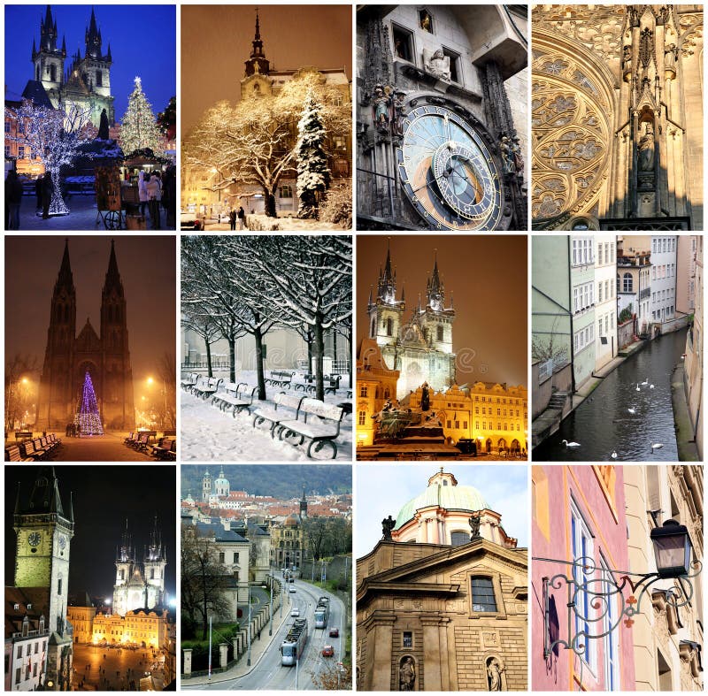 European city collage stock photo. Image of poland, breslau - 36062908