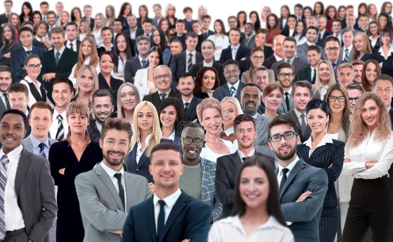 Collage of a Large Group of Face Stock Photo - Image of modern, happy ...