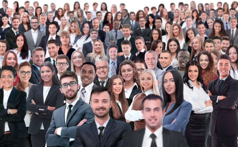 Collage of a Large Group of Face Stock Image - Image of cooperation ...