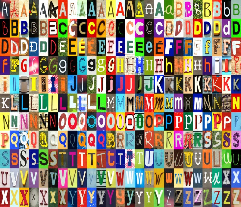 Collage of old letters stock photo. Image of retro, letter - 3297124