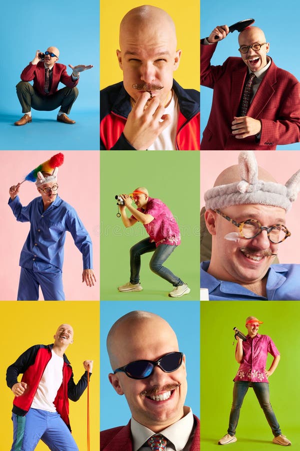 Collage People Doing Different Activities Stock Photos - Free & Royalty ...