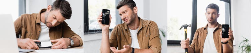 Smashed smartphone screen stock image. Image of screen - 162254579