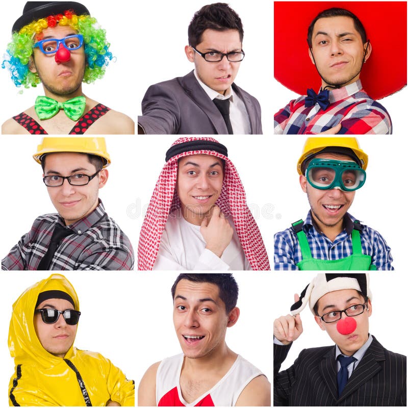 Collage of many faces stock photo. Image of collection - 58147290
