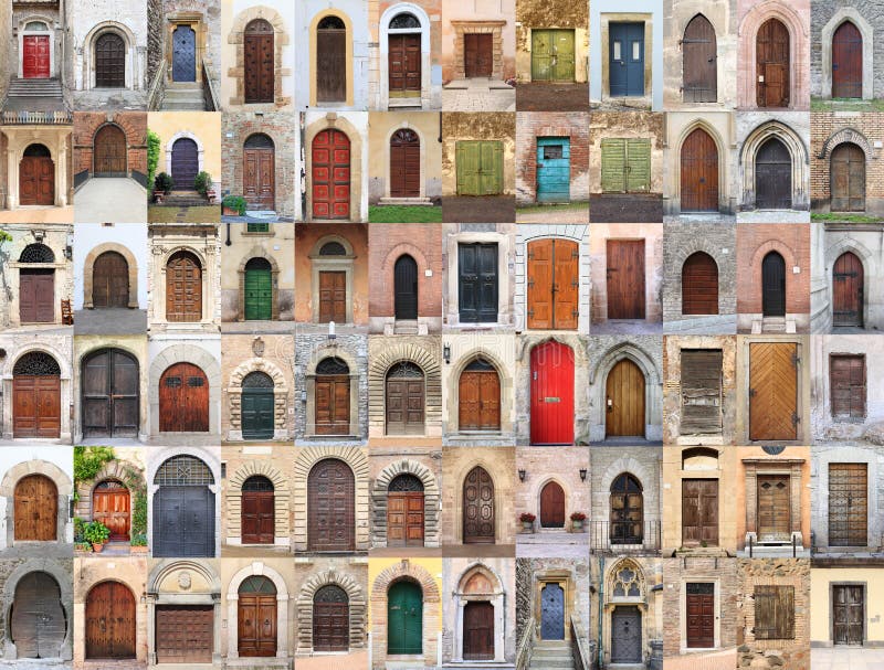 Medieval front doors stock image. Image of historical - 30457155