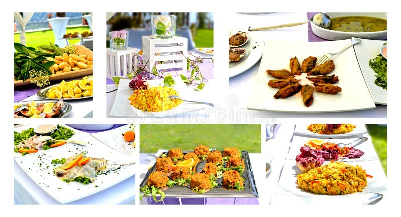 Collage Menu stock image. Image of healthy, fork, light - 31899415