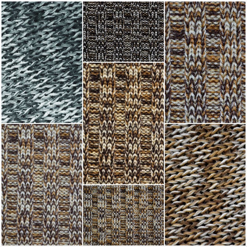 Collage of Monochromatic Beige and Brown Squares with Different ...