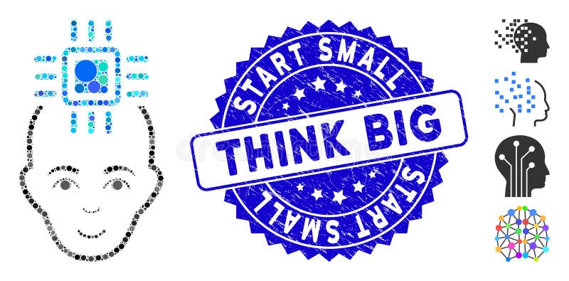 Think Big Start Small Stock Illustrations – 99 Think Big Start Small ...