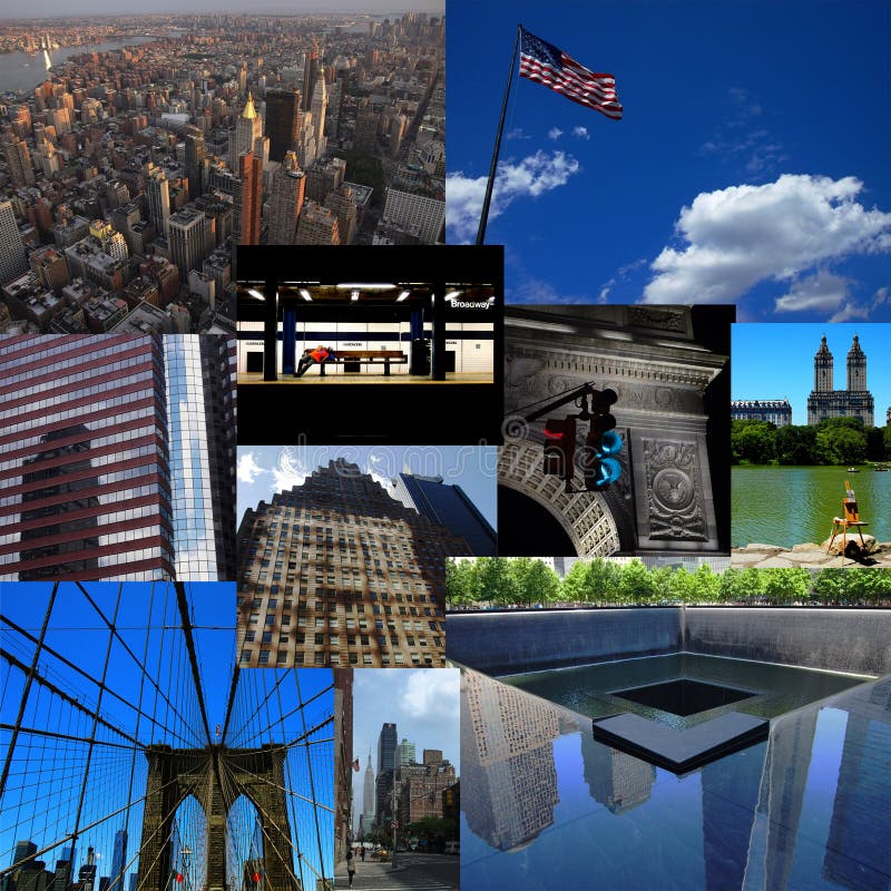 Collage of new york editorial stock photo. Image of castle - 140388938