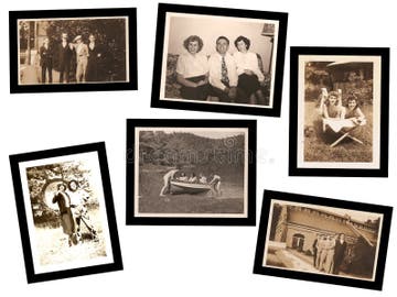 Collage of Old Photos stock image. Image of object, heritage - 14254145