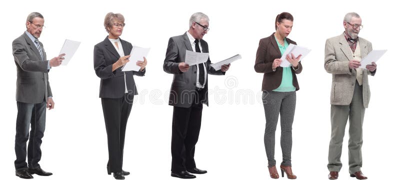 Collage of People Holding A4 Sheet in Hands Stock Photo - Image of ...