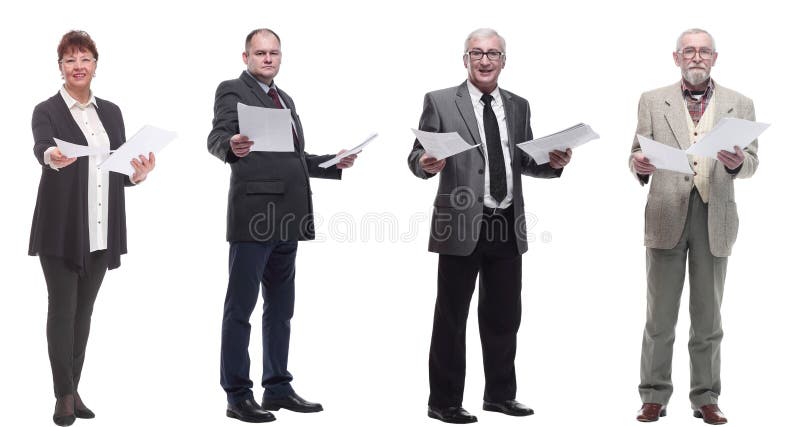 Collage of People Holding A4 Sheet in Hands Stock Image - Image of ...