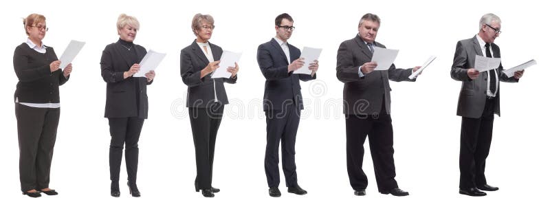 Collage of People Holding A4 Sheet in Hands Stock Photo - Image of ...