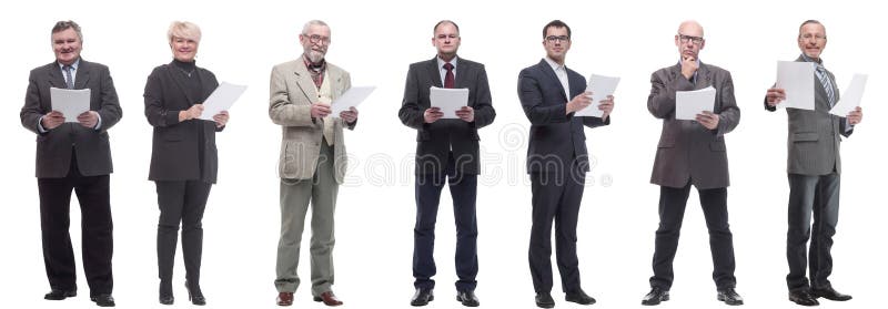 Collage of People Holding A4 Sheet in Hands Stock Photo - Image of ...
