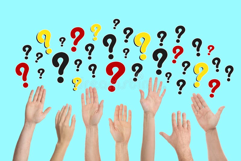 124 Woman Hand Raised Question Background Stock Photos - Free & Royalty ...
