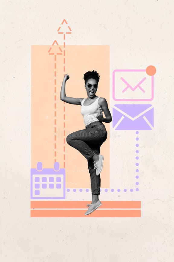 Collage of Person with Web Interface and Sync Icon Representing Freelance Work Online Profile ...