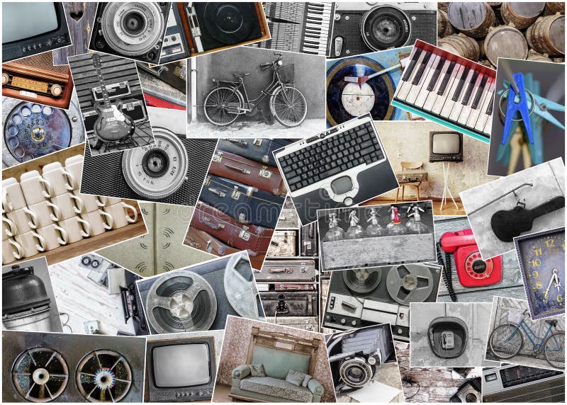 Collage of Things of Different Colors Stock Image - Image of gelatin ...