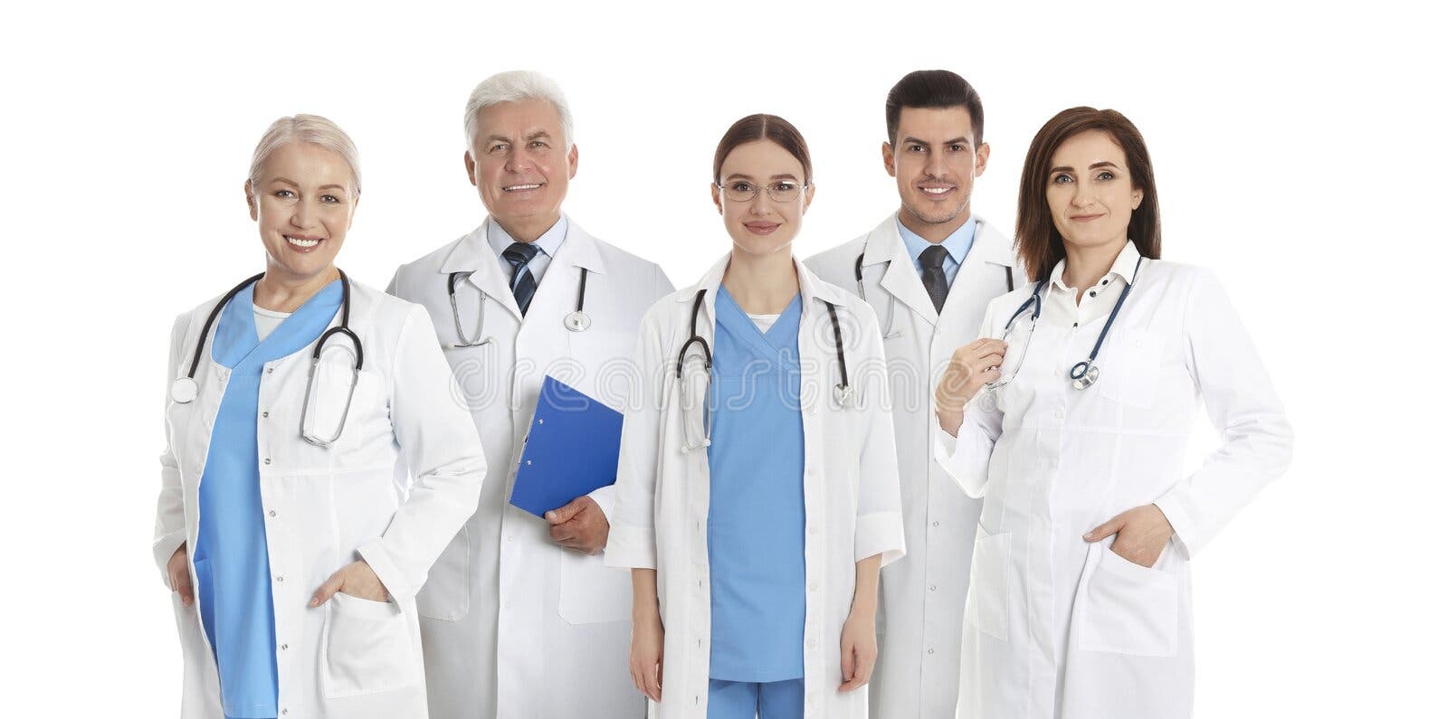 Patient Taking Medical Record before Doctor`s Appointment in Hospital ...