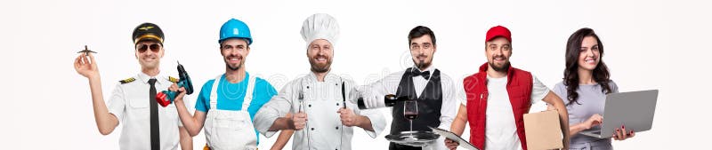 Different Montage Professions Stock Photos - Free & Royalty-Free Stock ...