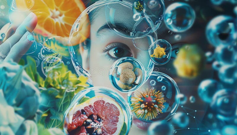 Collage Representing Standard Quality Control Processes Stock ...