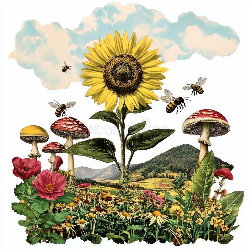 Nature Craft Collage Set Transparent Background Stock Photos - Free ...