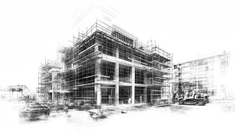 Collage Showcasing Modern Architectural Design and Urban Construction ...