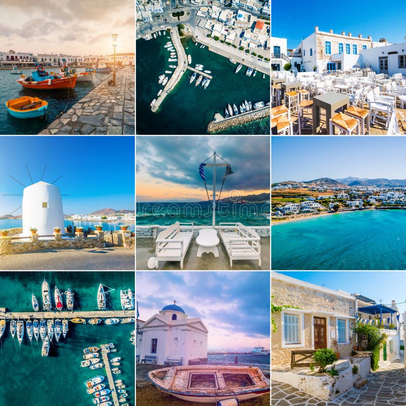 Collage of Sights of Greece Stock Image - Image of greek, mediterranean ...