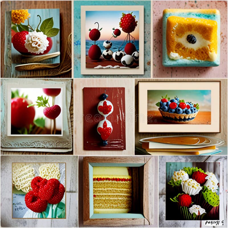 Beautiful Collages stock illustration. Illustration of branding - 322014474