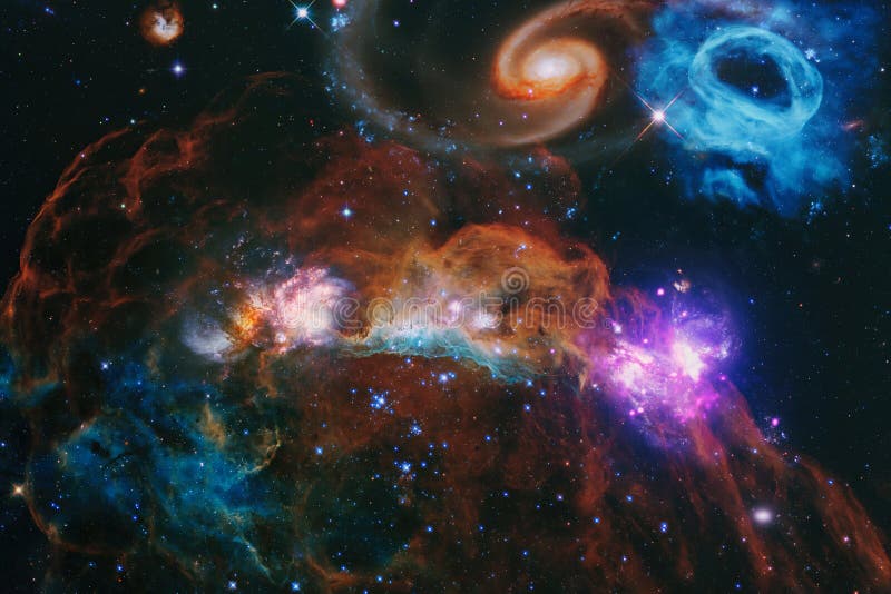 Collage on Space, Science and Education Items. Elements of this Image ...