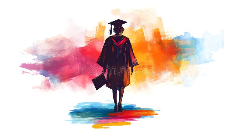 Collage of Study Diploma Graduation Student Knowledge Success ...