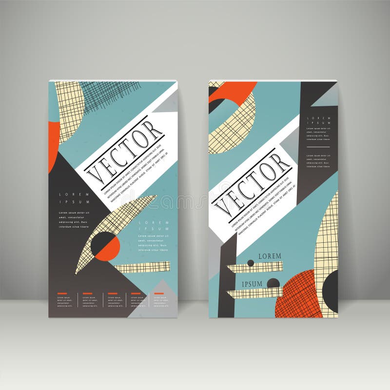 Collage Style Banner Template Design Stock Vector - Illustration of ...